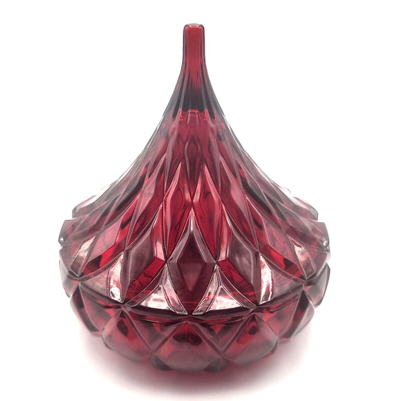 Godinger | Accents | Godinger Hershey Kiss Ruby Red Covered Candy Dish ...